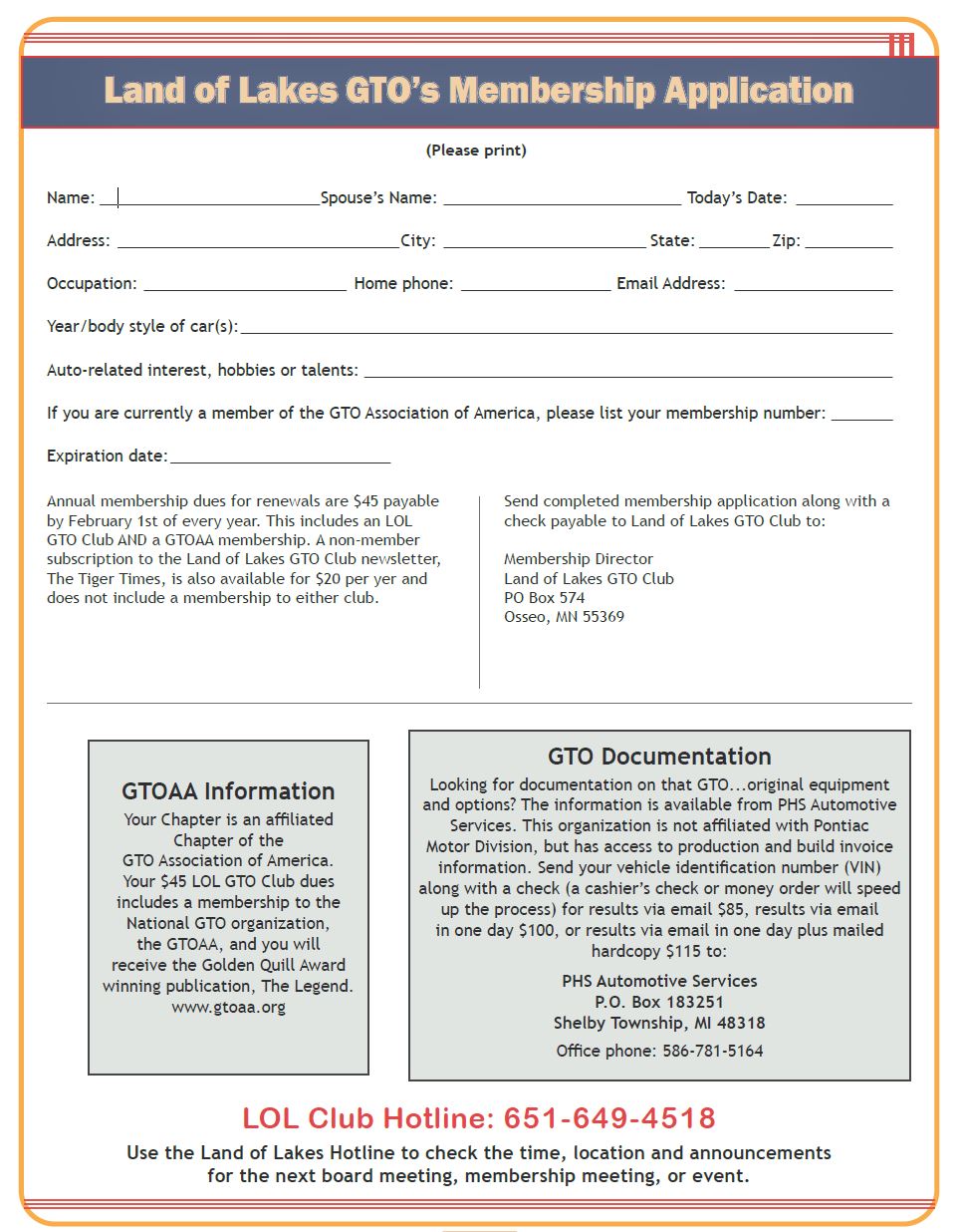 Membership - LOL GTO Club